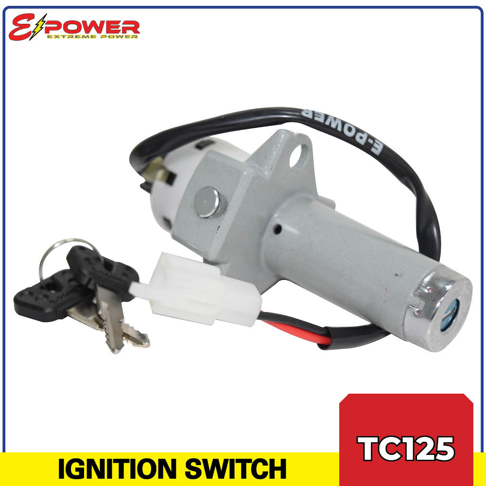 Rusi TC125 E-Power Ignition Switch / Main Switch & Key Set | Lazada PH