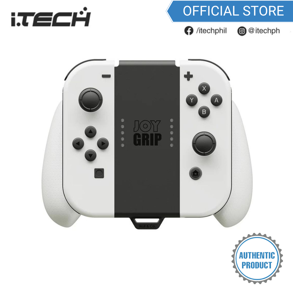 Skull & Co JoyGrip: Rechargeable Joy-Con Grip for Nintendo SWITCH ...