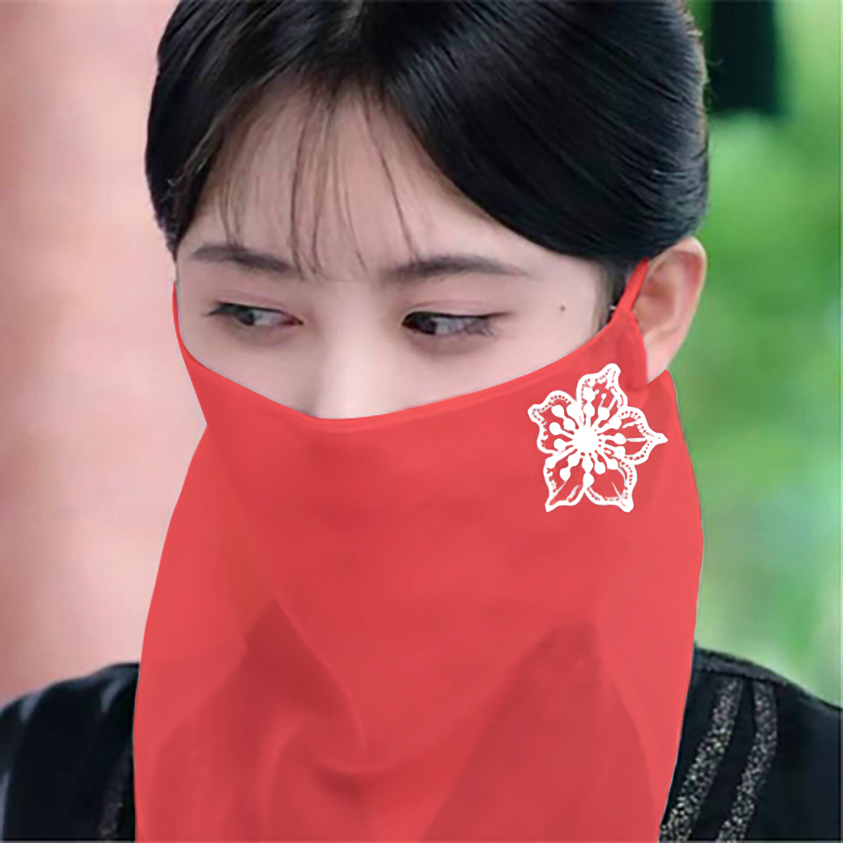 Hanfu Veil Ancient Style Ear Hanging Tassel Face Cover Curtain Song ...