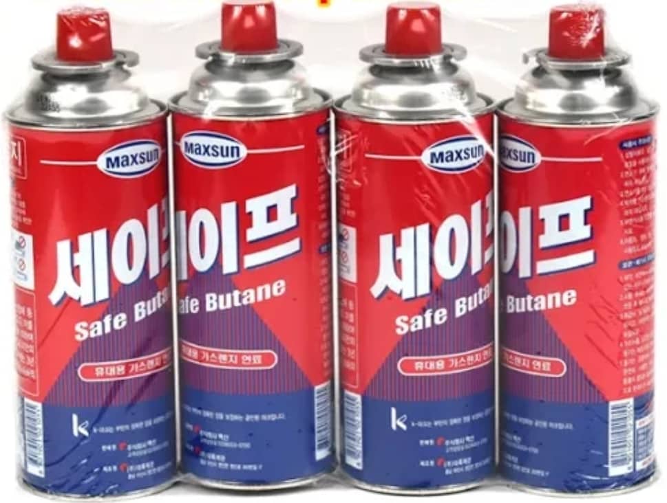 MADE IN KOREA Safe Butane Gas 4Pcs | Lazada PH