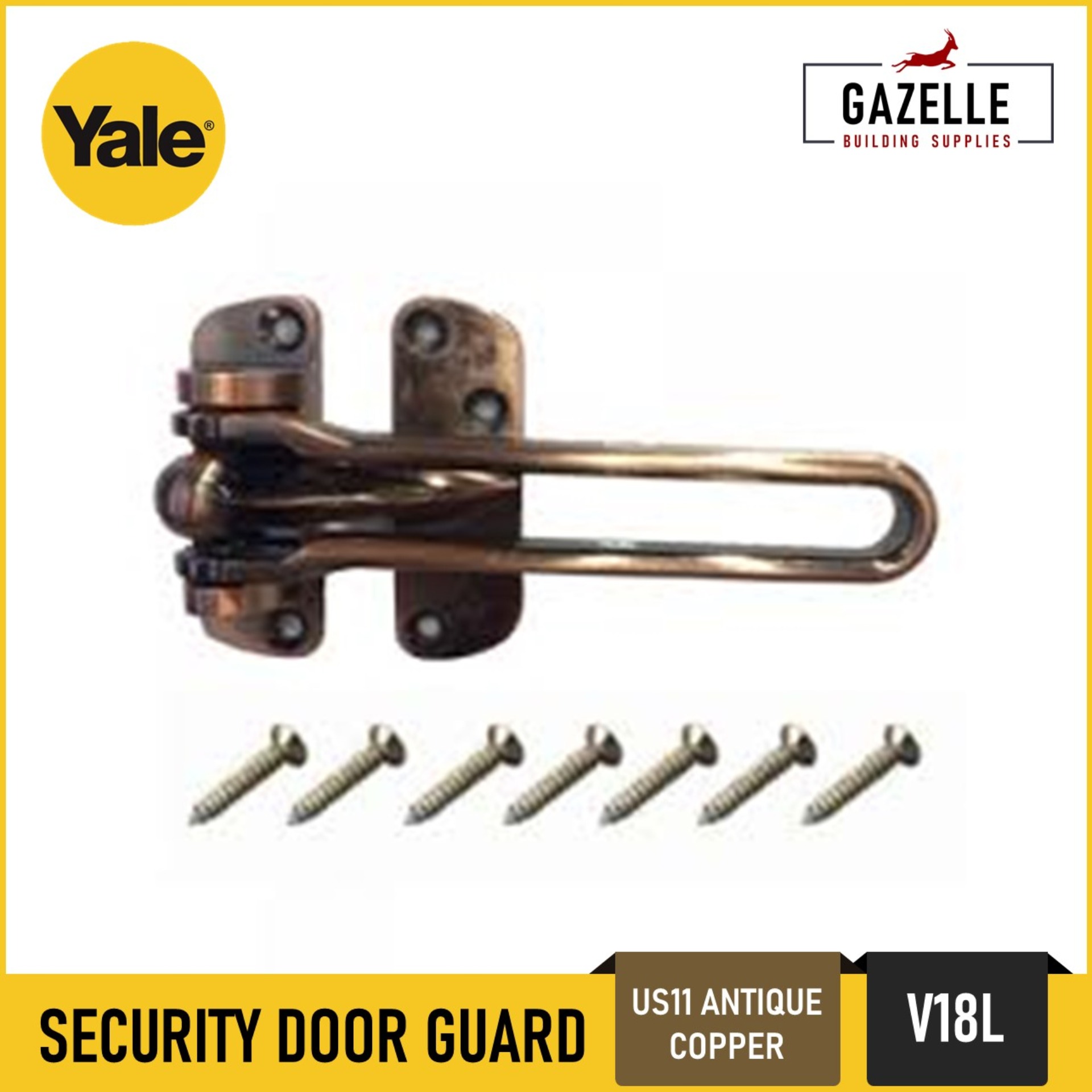 Yale Security Door Guard - V18L | Lazada PH