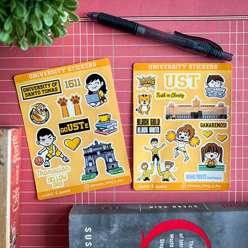 UST / University of Sto Tomas Stickers/ Glossy, vinyl, water-resistant ...