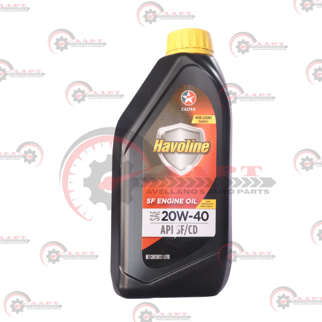wo- CALTEX HAVOLINE SAE 20W-40 SF ENGINE OIL (1Liter | Lazada PH