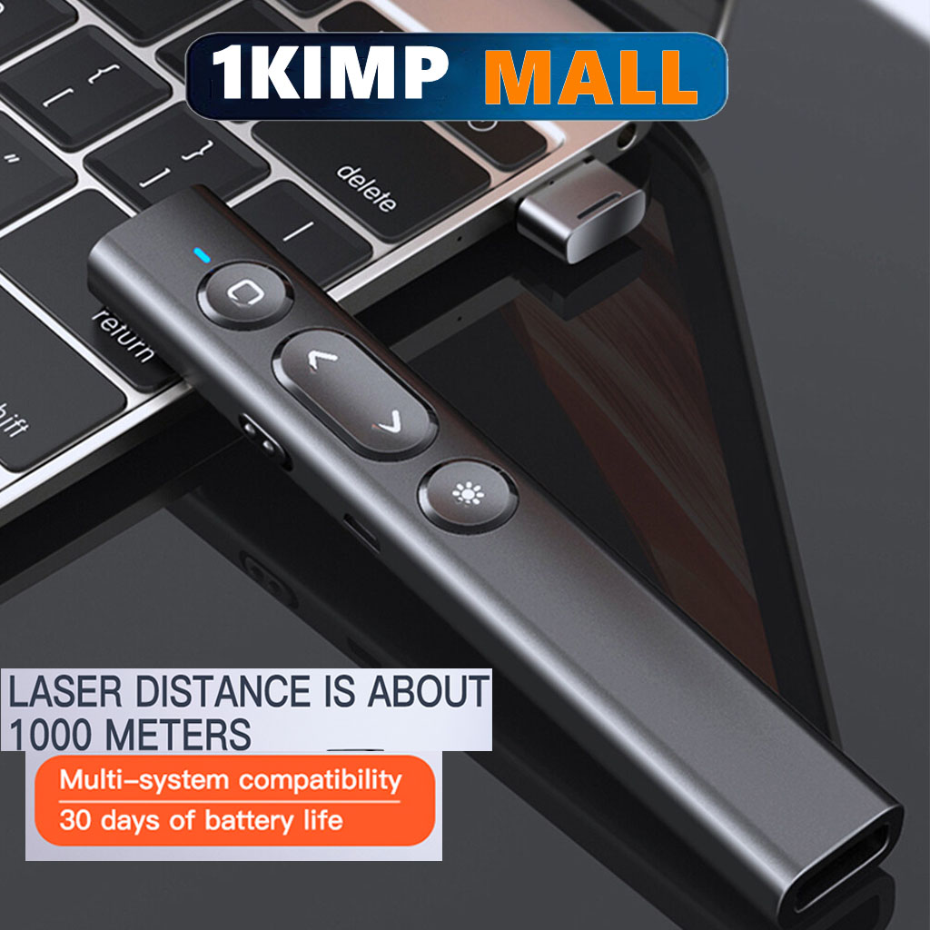 1KIMP Laser Pointer Wireless Multifunctional USB Laser Remote Control 2 ...
