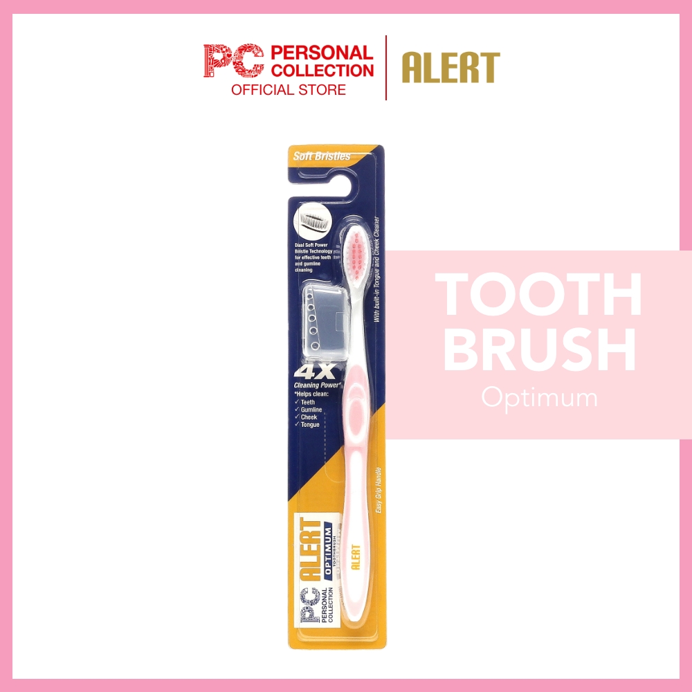 Alert Optimum Toothbrush Pink Personal Collection | Lazada PH