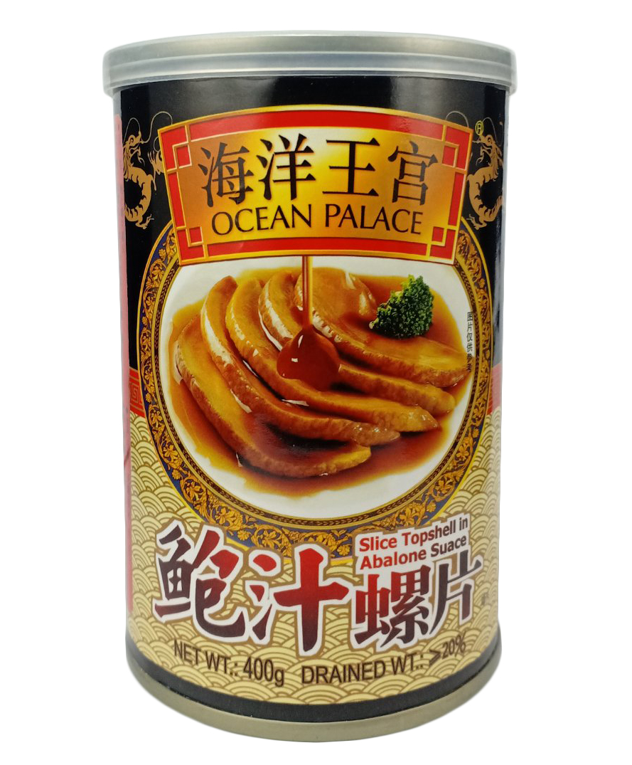 [SUPER SALE!!] BUY 1, TAKE 1! Ocean Palace Slice Topshell in Abalone Sauce (400g) | Lazada PH