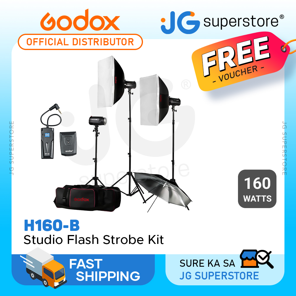 Godox H160-B 160 Lighting Mini Pioneer Studio Flash Strobe 160W Studio ...