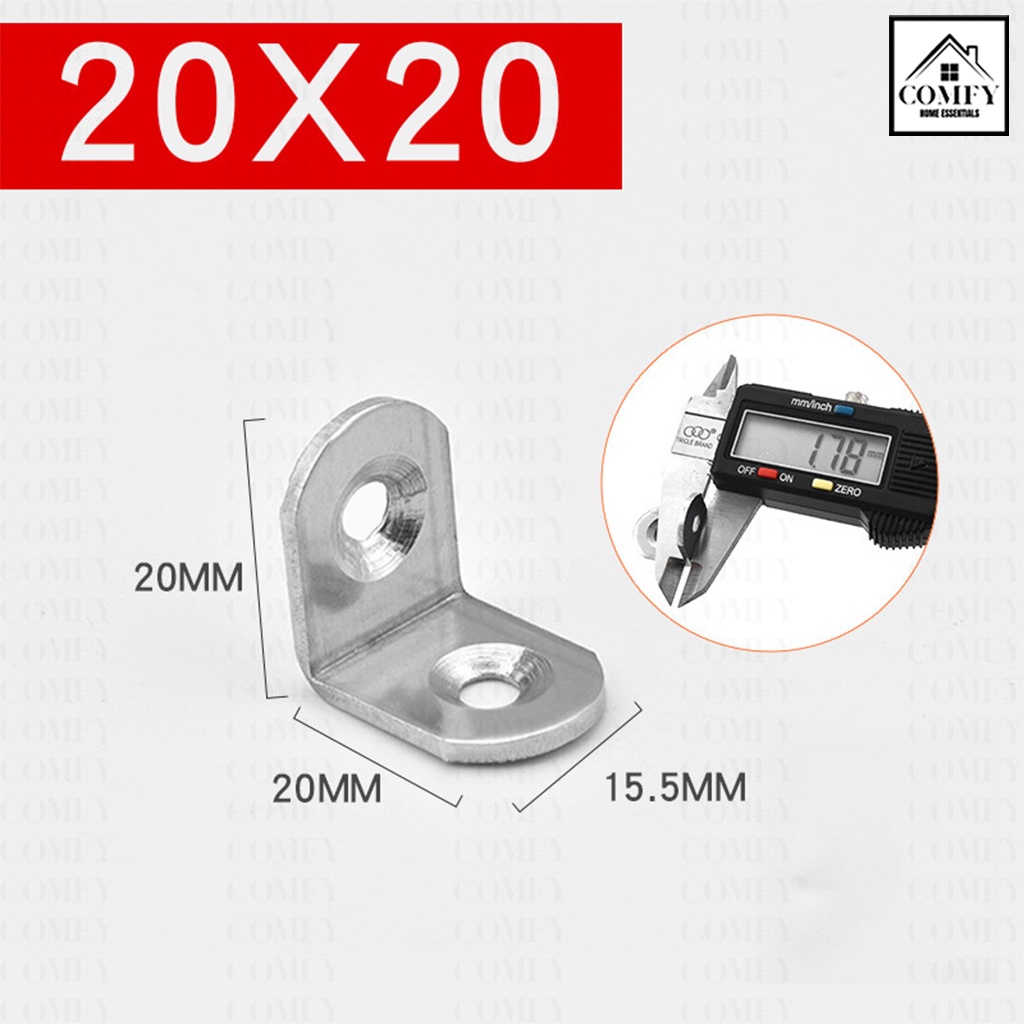 Stainless Steel Angle Corner Bracket Thickened Fastener Protector 90 ...