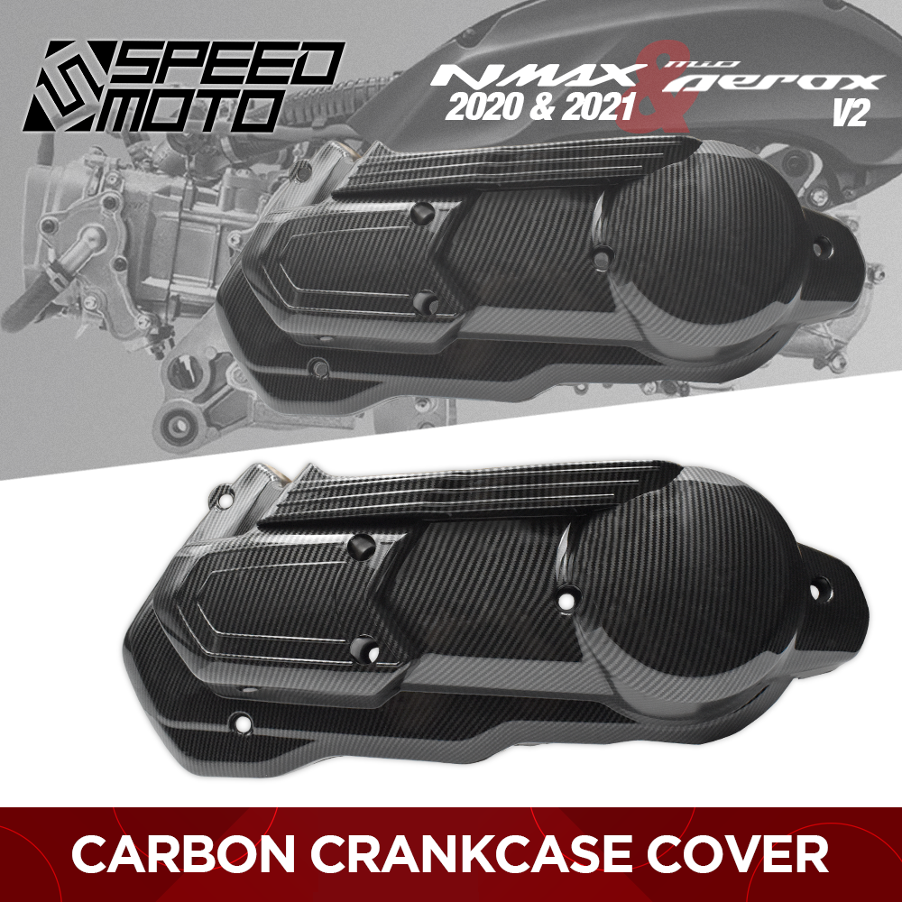 YAMAHA NMAX 2020 / NMAX 2021 / AEROX V2 CRANK CASE COVER CARBON ...