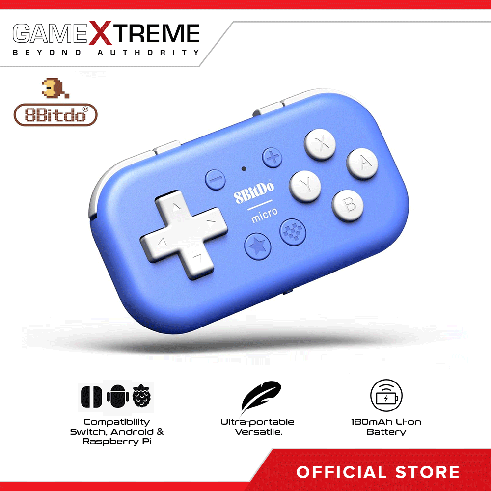 8bitdo Micro Bluetooth Gamepad For Switch/Android/IOS/Raspi/Keyboard ...