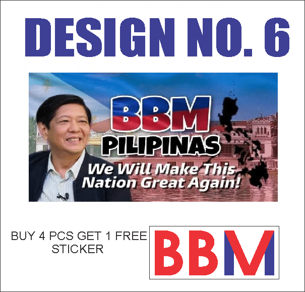 BBM Election Sticker Waterproof Big Size | Lazada PH