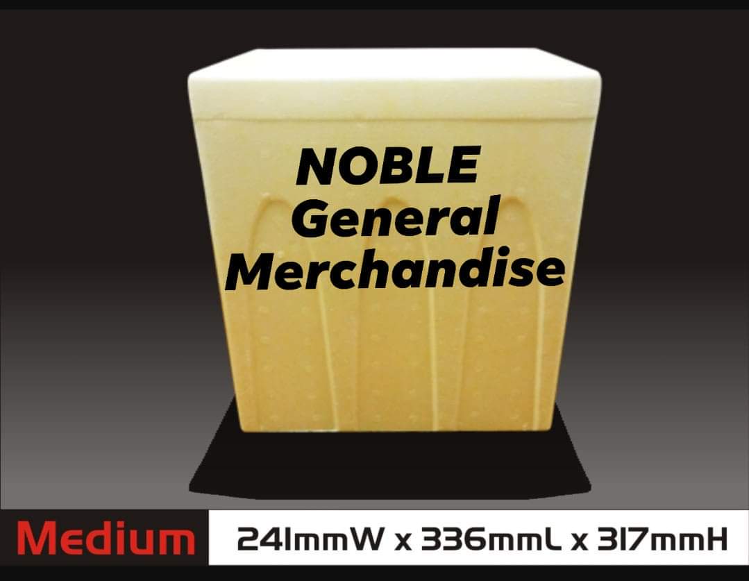 STYRO ICE CHEST MEDIUM BOX WITH COVER / STYROFOAM / COOLER / STYRO ...