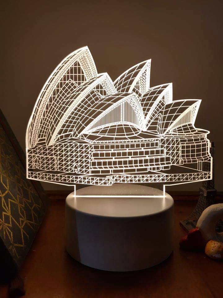 Travel / World Landmarks / Universe 3D Acrylic LED Lamp [single/7 ...