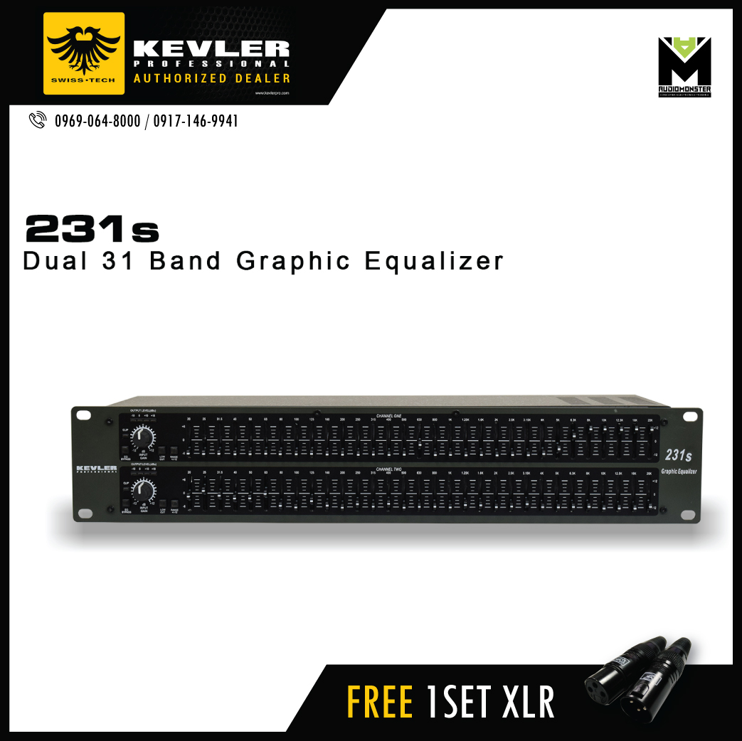 Kevler 231S Dual 31 Band Graphic Equalizer | Lazada PH