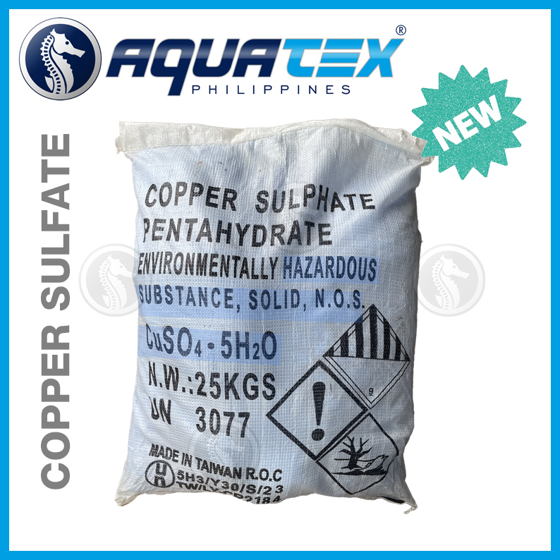AQUATEX Copper Sulfate 25 kg - Pool Algaecide | Lazada PH