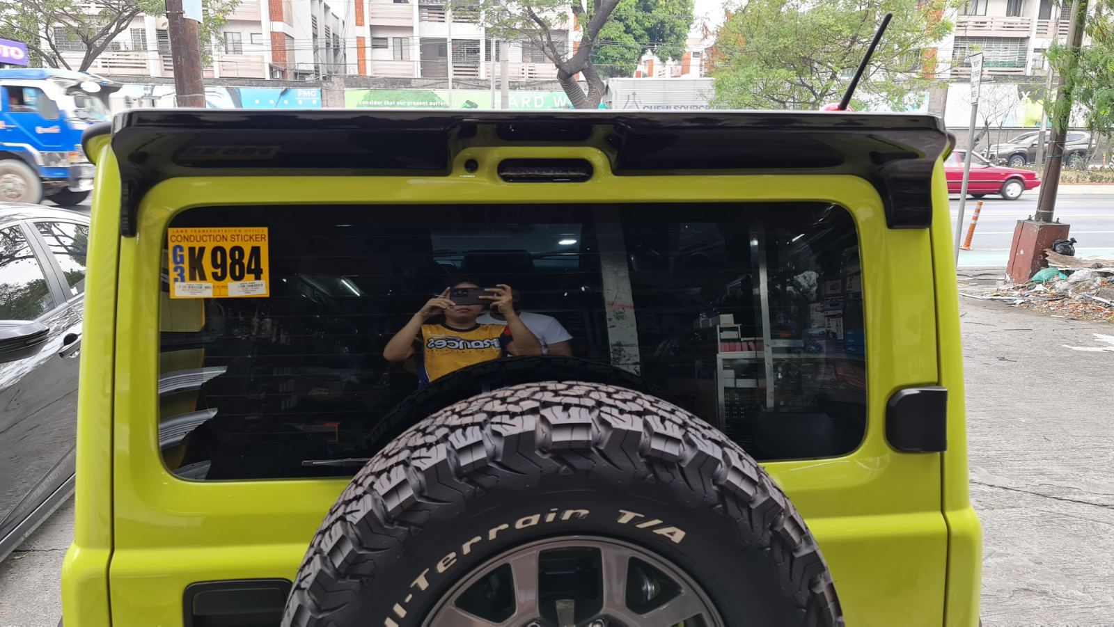 SUZUKI JIMNY 2019-2023 THAILAND MADE GLOSSY BLACK REAR SPOILER ( JIMNY ...