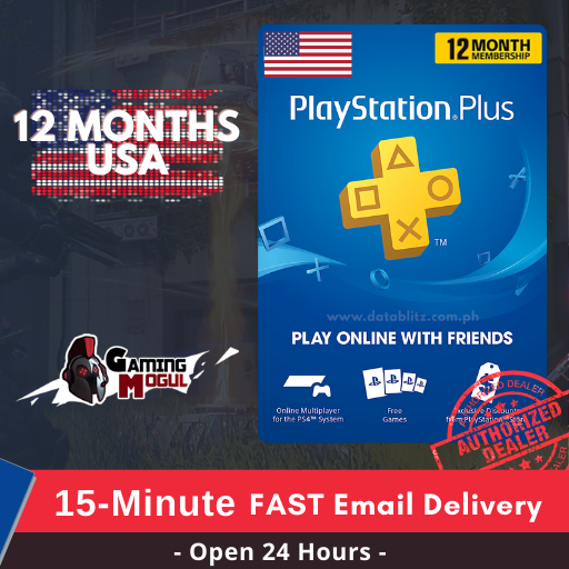 PS Plus 12 Months US (15-Minute FAST Email Delivery) - PS4 Card ...