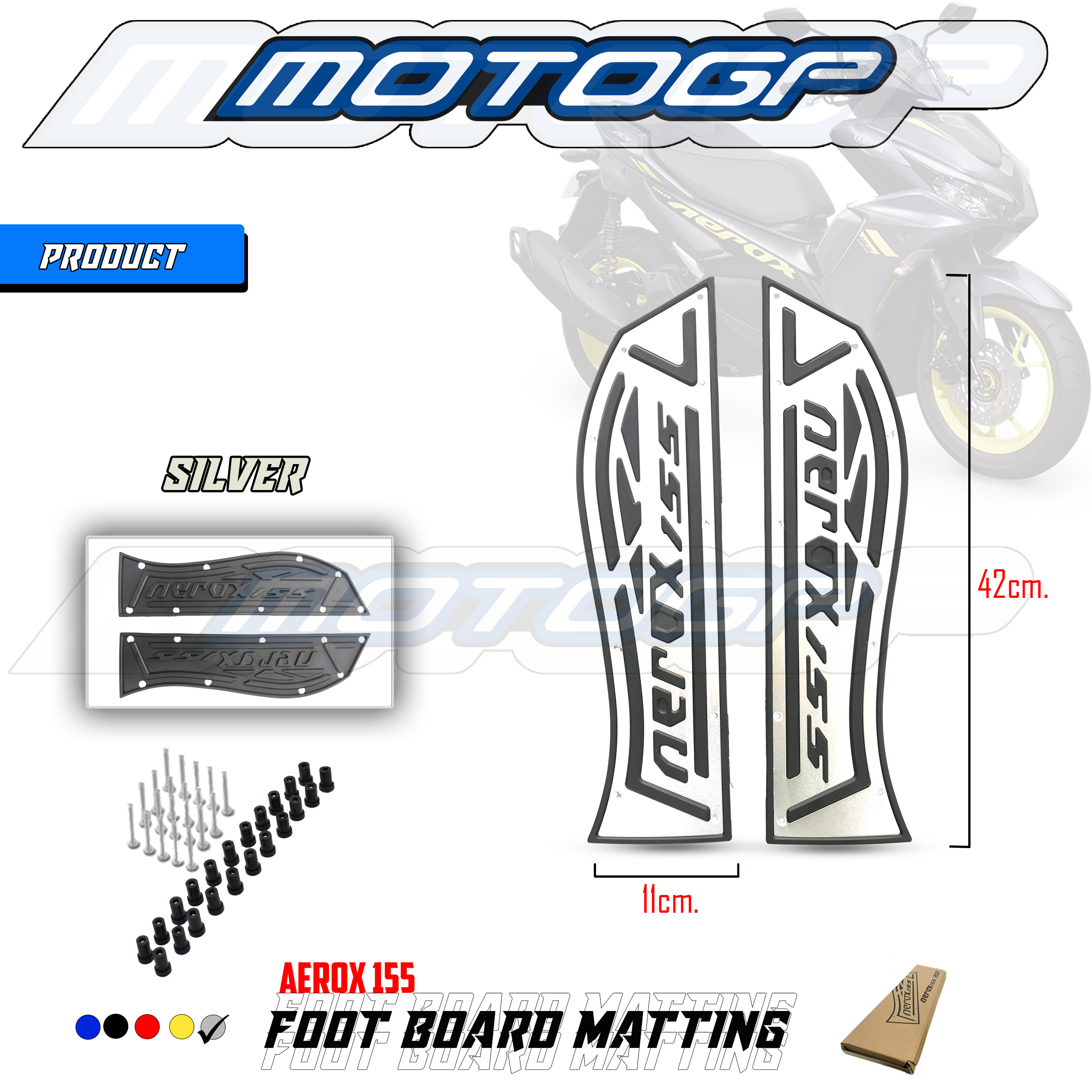 1 set Yamaha Aerox v2 Alloy Matting Complete Set with Bolts | Lazada PH