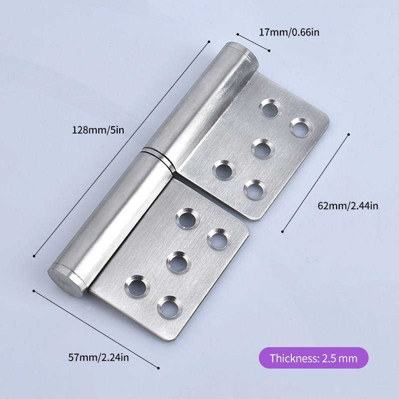 Stainless steel thickened flag type hinge 3-inch 4-inch 5-inch welded ...