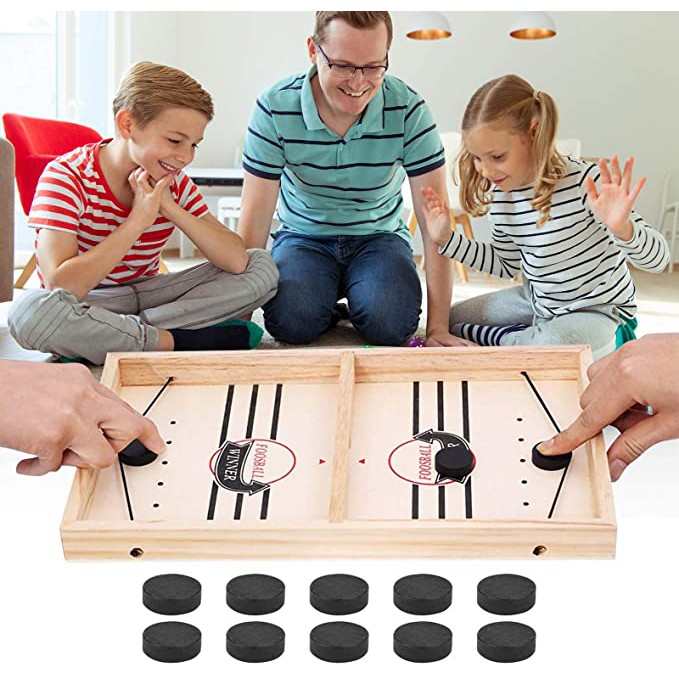 Fast Sling Foosball Puck Game Table Desktop Battle Ice Hockey Board ...