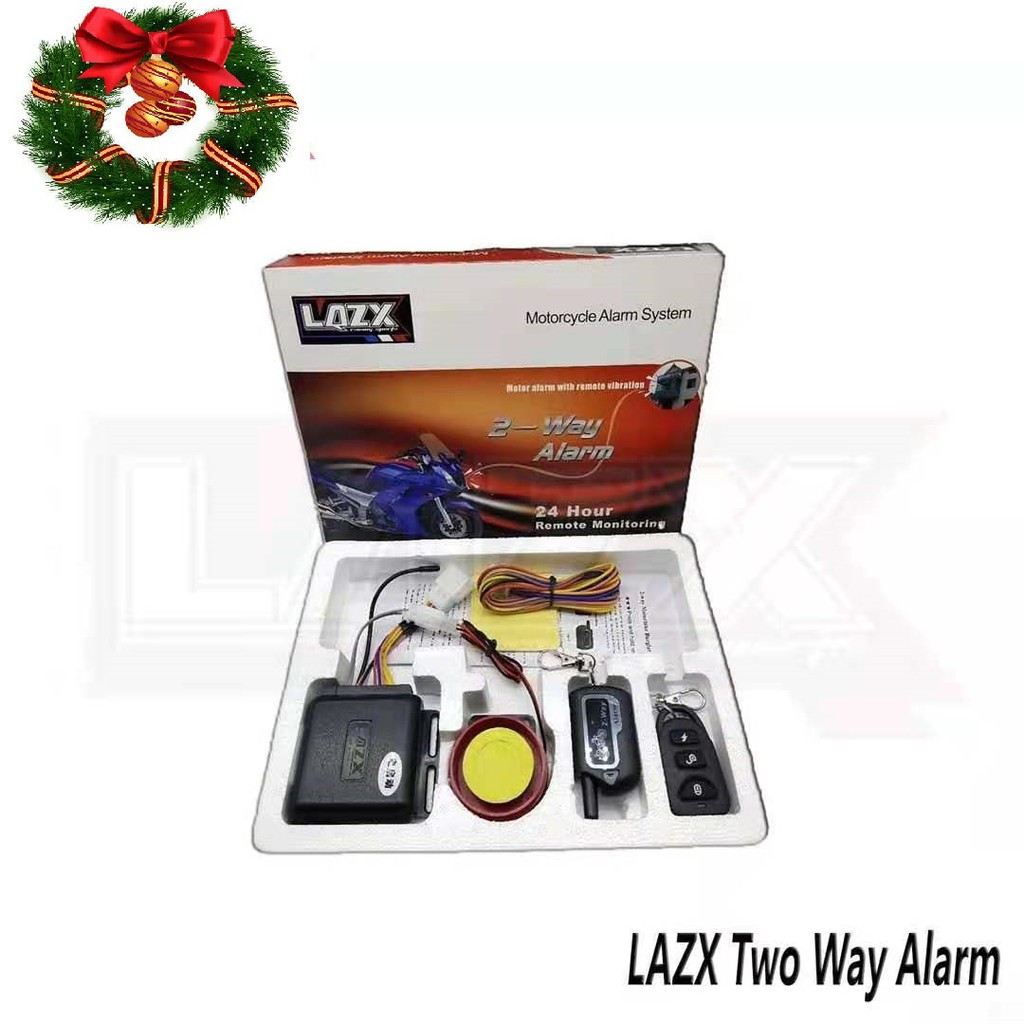 Lazx Two Way Alarm For Motorcycle | Lazada PH