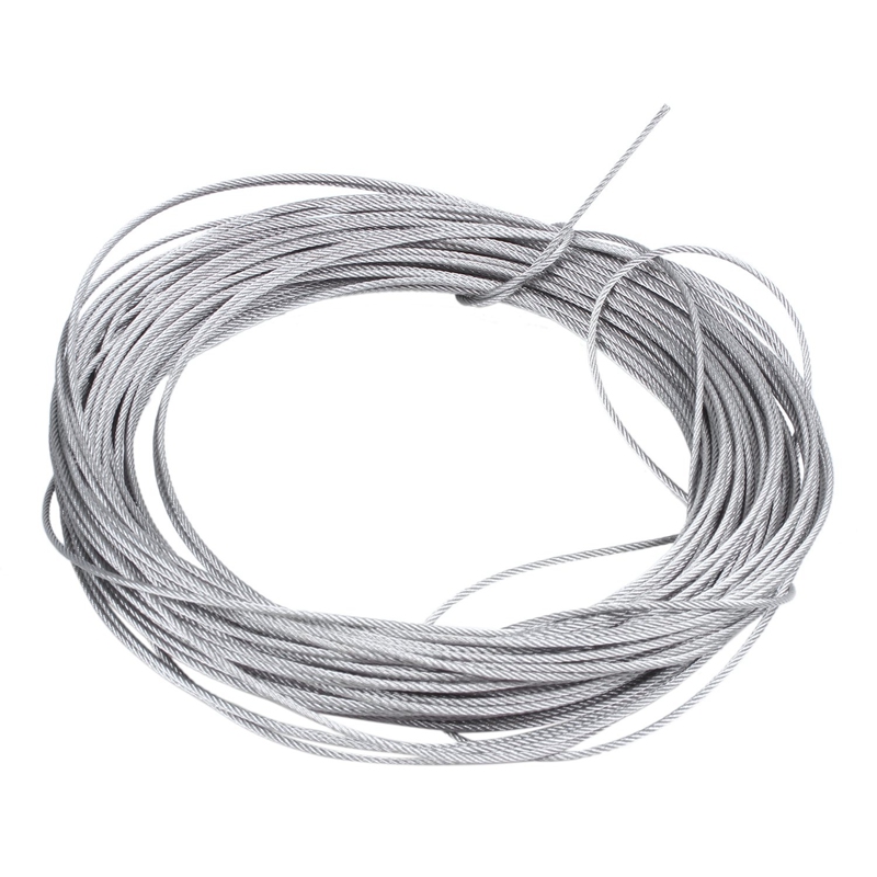 1.5mm Dia 25M Length Stainless Steel Wire Rope Cable for Hoisting ...