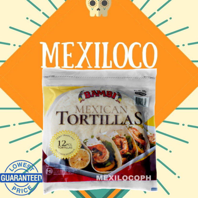 MEXILOCOPH Bambi Mexican Tortilla Wrapper Small 6"x6" - Shwarma ...
