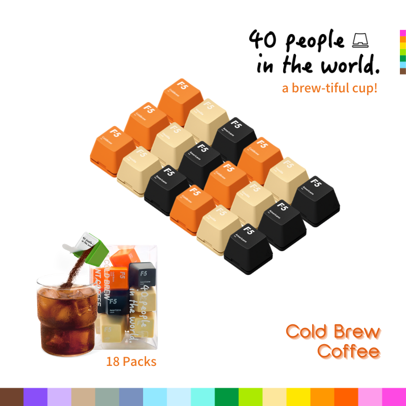 【FDA Registered】"40 people in the world" instant coffee, F5 cold brew ...