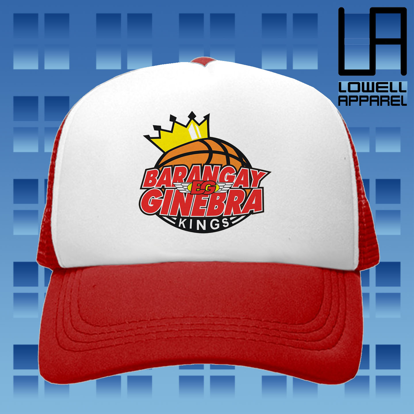 Barangay Ginebra San Miguel Baseball Mesh Cap - PBA Basketball Souvenir ...