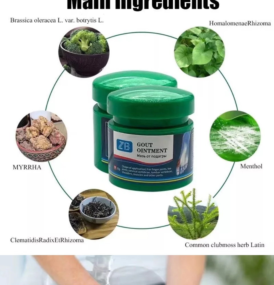ORIGINAL Gout Ointment Chinese Traditional Gout Uric Acid Medicine ...