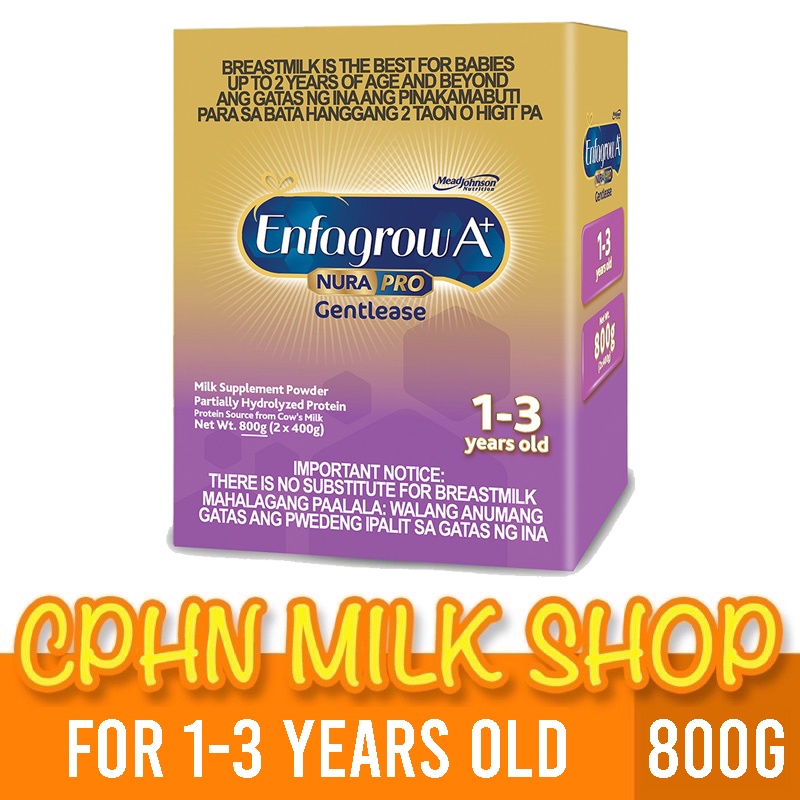 Enfagrow A+ Nurapro Gentlease 800g 1-3 Years Old Milk Supplement ...