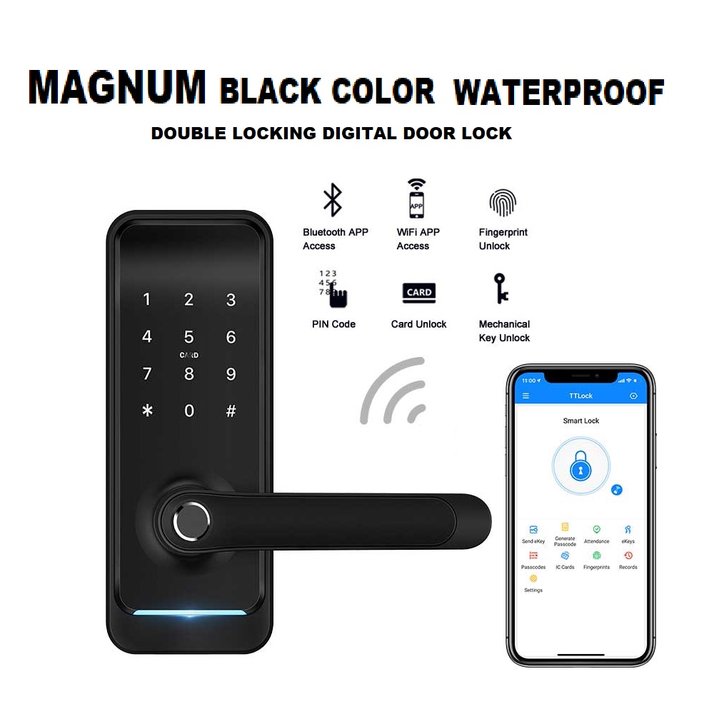 Magnum Smart WATERPROOF Rfid Black Latch type | Lazada PH