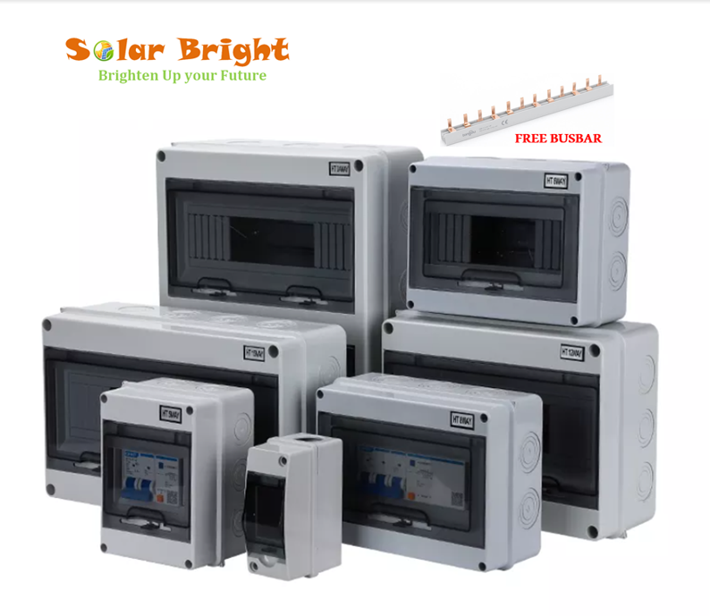 IP65 Waterproof Surface Mount ABS Plastic MCB Distribution 2 5 8 12 15 ...