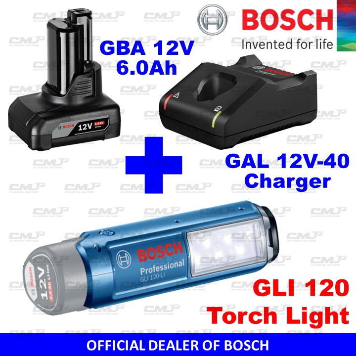 Bosch GLI 120 Cordless Torch Light | Bosch 12V System Original | MC ARC ...