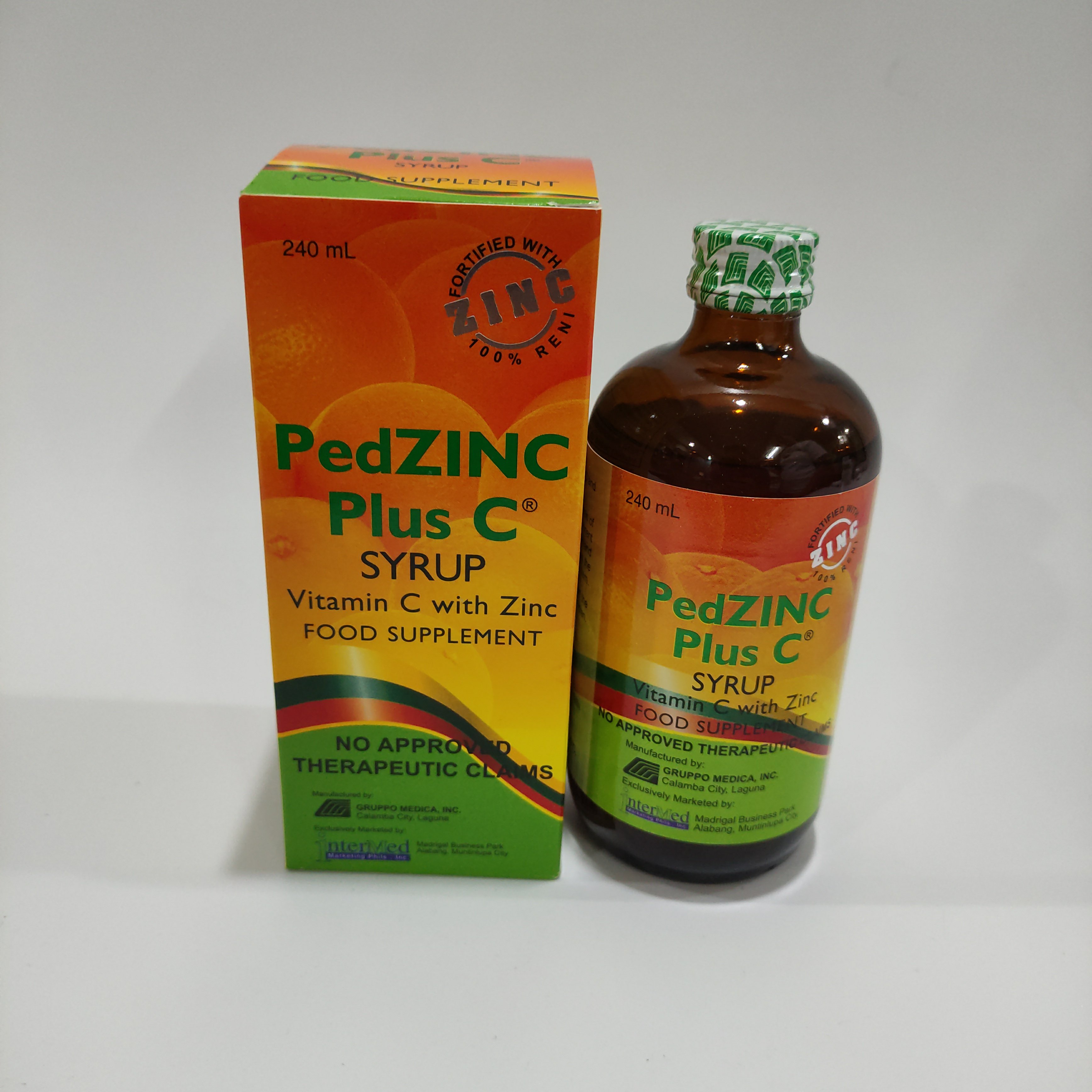 Pedzinc Plus C Syrup 240ml | Lazada PH