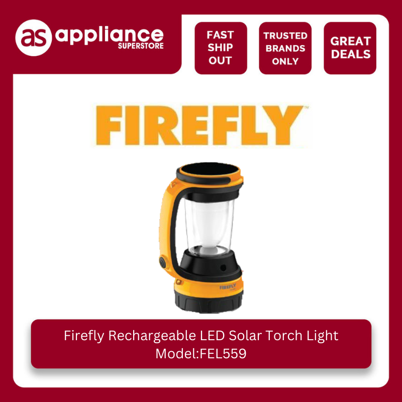 Firefly Rechargeable LED Solar Torch Light FEL559 | Lazada PH