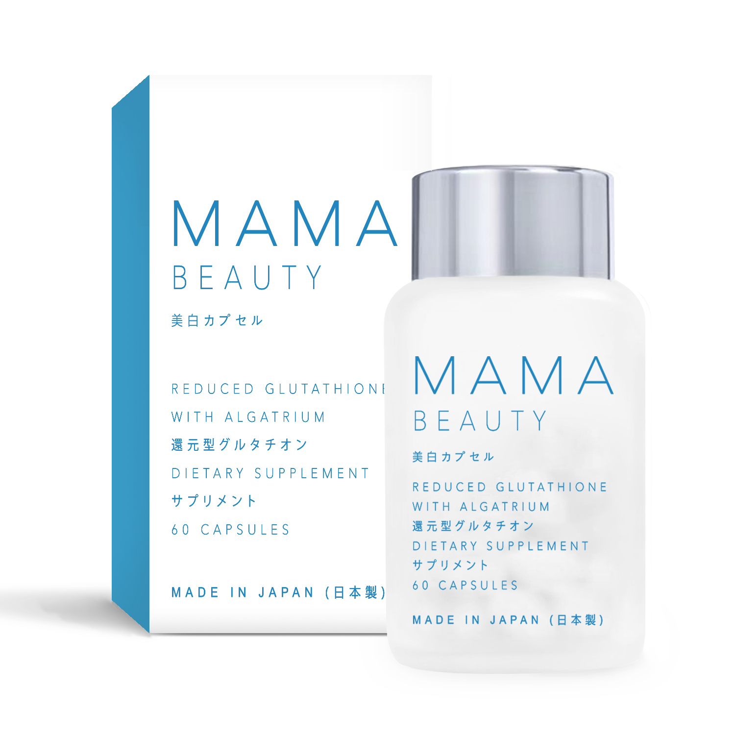 Mama Beauty Glutathione With Collagen Capsule Anti-Aging Skin Whitening ...
