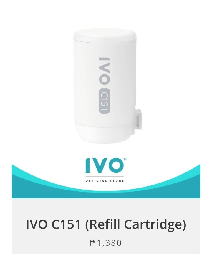 IVO CARTRIGE FILTER REPLACEMENT MODEL C151 • Philippine Department of ...