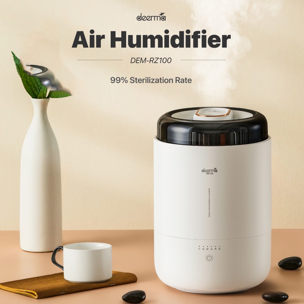 【factory outlet】 Deerma RZ100 Air humidifier Distillation diffuser ...