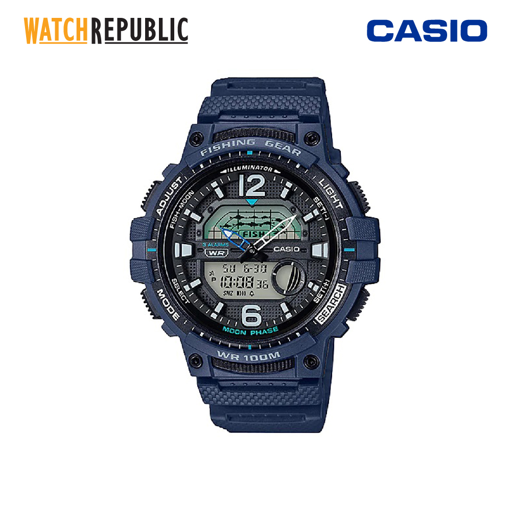 Casio Youth Blue Resin Watch For Men CWSC-1250H-2AVDF | Lazada PH