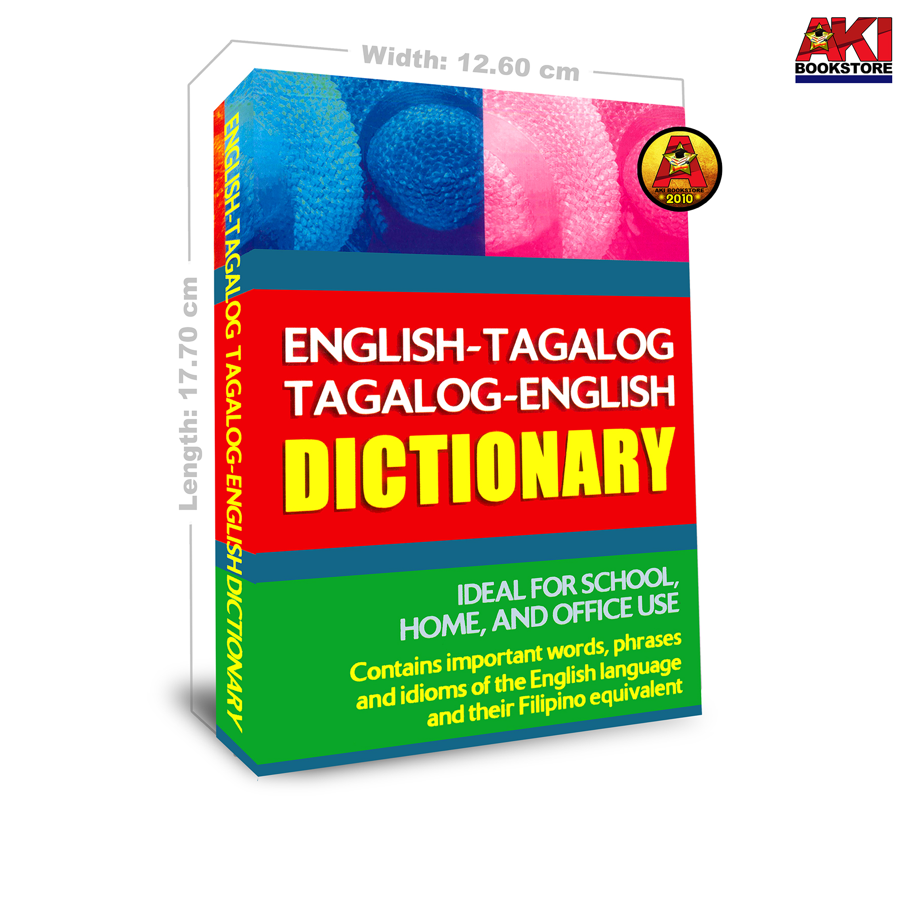 AUTHENTIC English-Tagalog Tagalog-English Dictionary - Ideal For School ...
