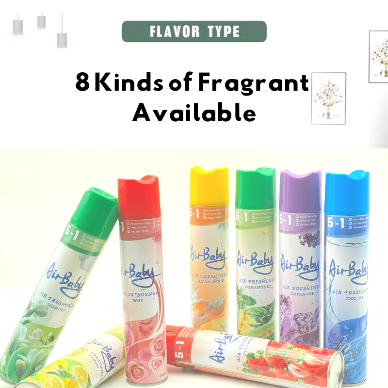 Air Baby Air Freshener Spray Eight Flavors Fragrants Spray Type ...