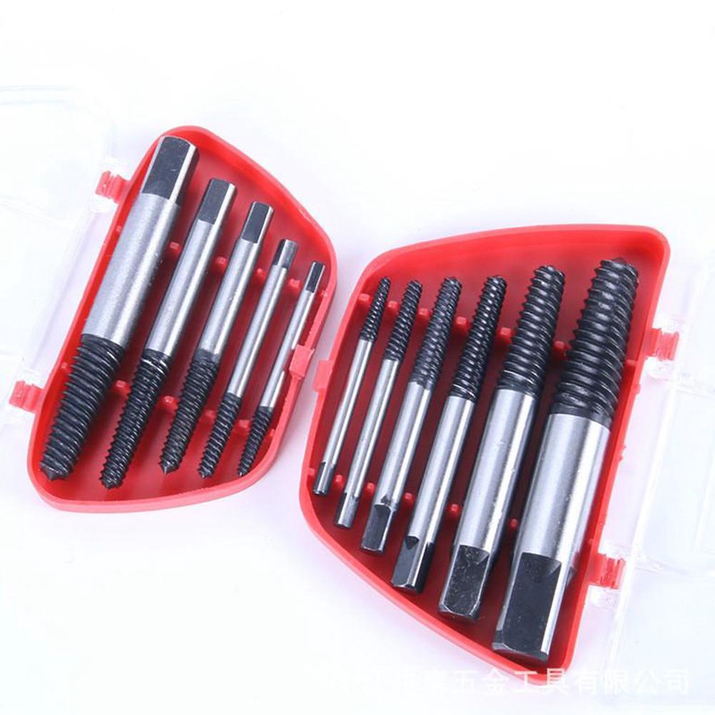 COD 5/6 Piece Broken Bolt Screw Remover Kit Easy Out Drill Bit Tool Kit ...