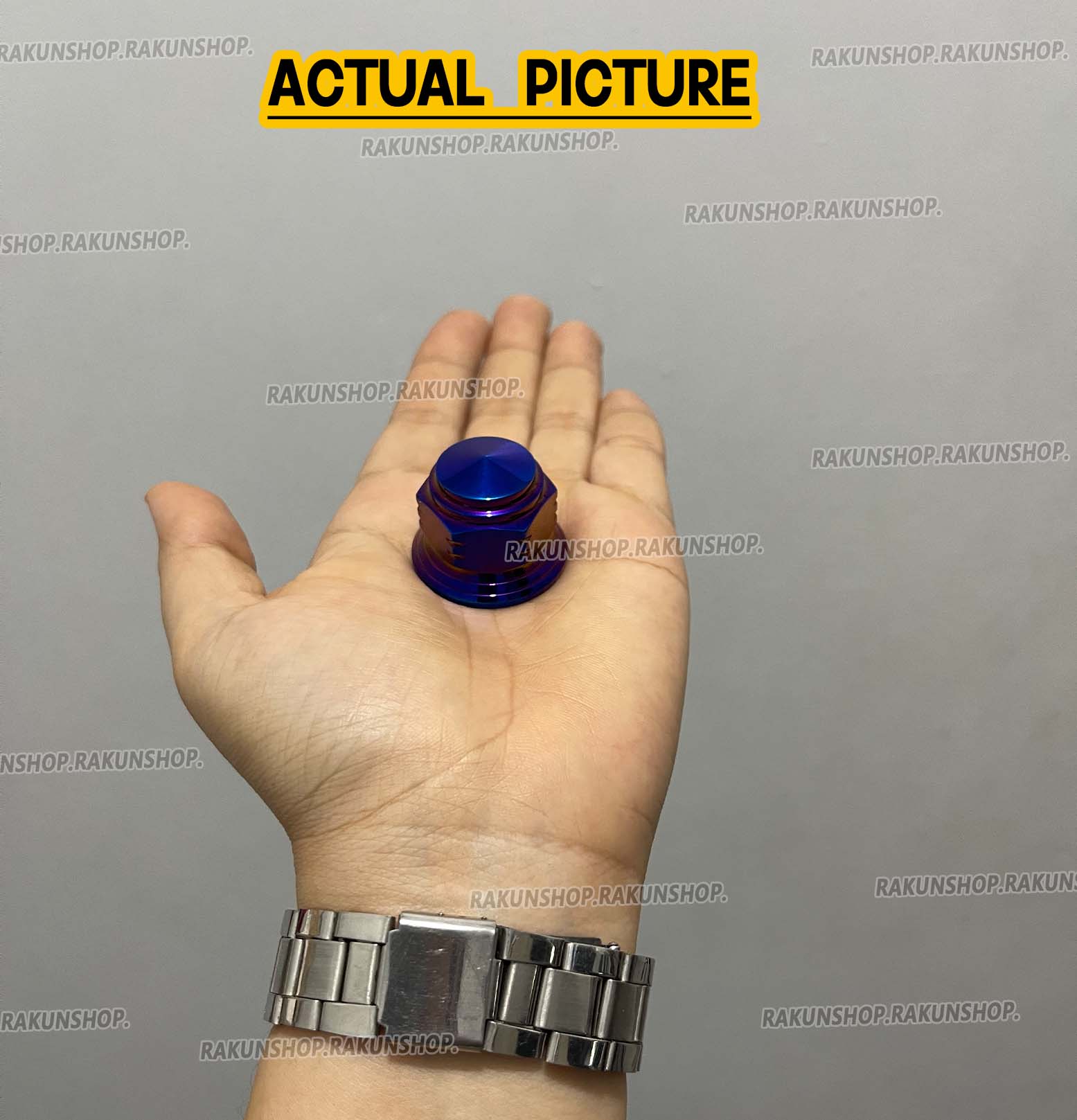 Original Heng Rear Nut Bolt Gold / Silver / Titanium Click PCX Nmax ...