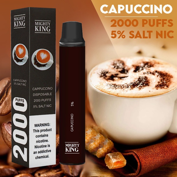 LEGIT MIGHTY KING Puff Plus 2000 PUFFS 5% SALTNIC Puff Bar Vape Pen ...
