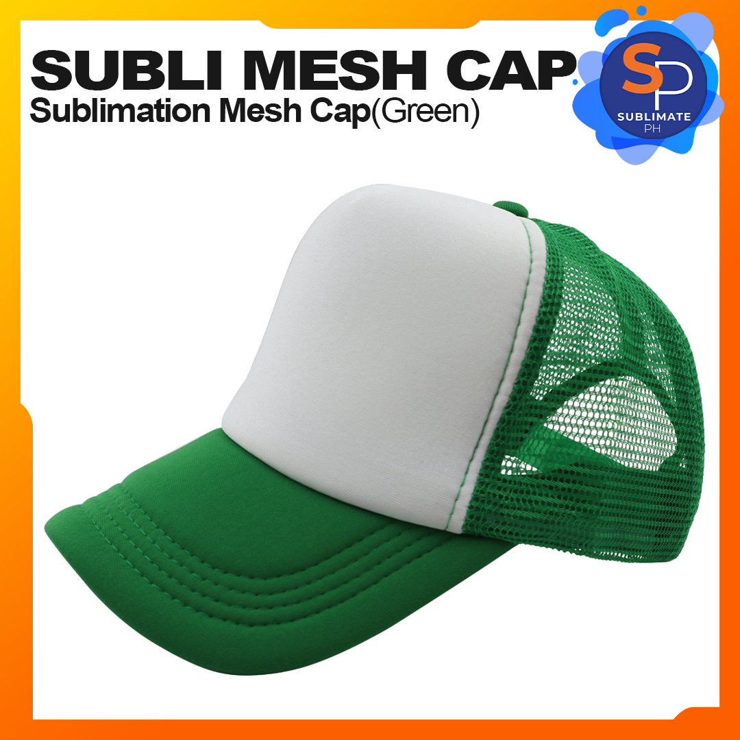 Personalized Sublimation Coated Mesh Cap Plain Baseball Snapback Trucker Hat Sublimation ...