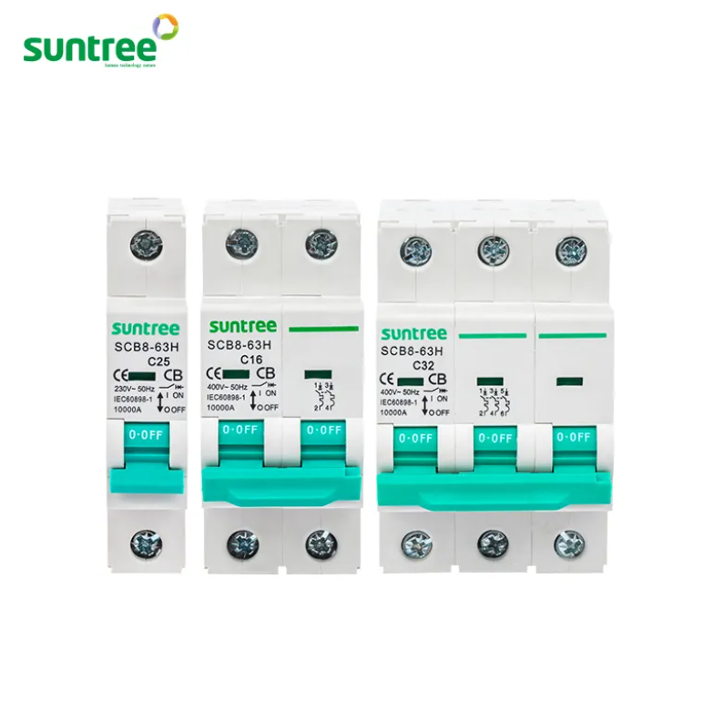 SUNTREE Solar PV Power AC Miniature Circuit Breaker 6A10A 16A 20A 25A ...