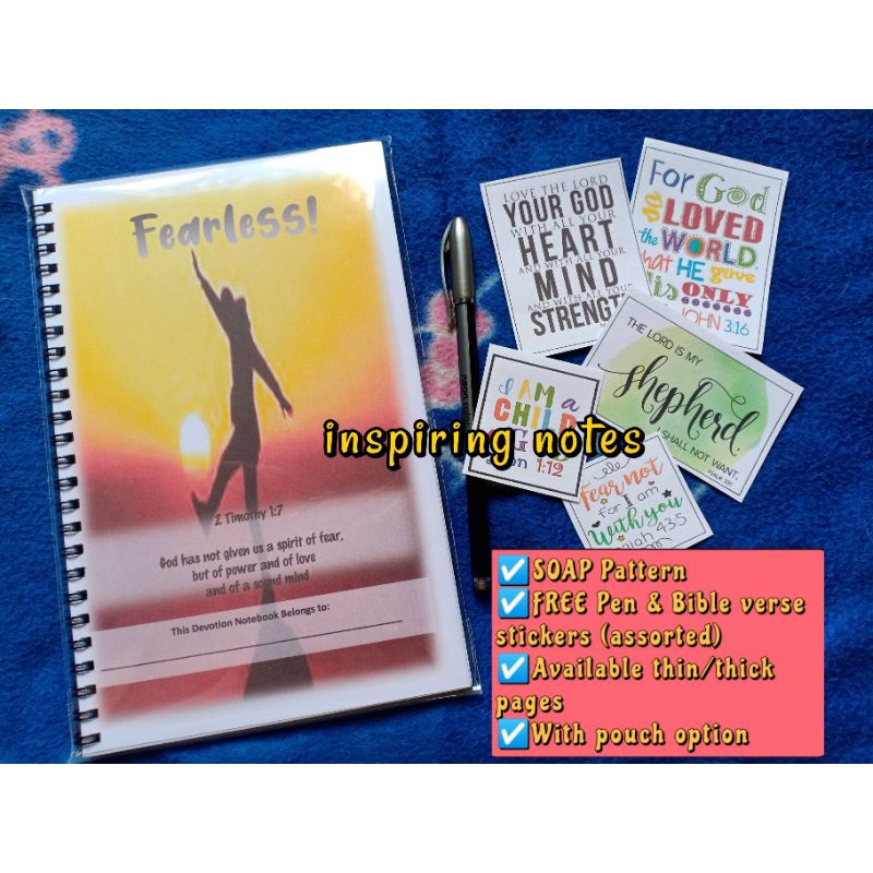 FEARLESS SOAP Devotion Notebook (100&180 pages) | Lazada PH