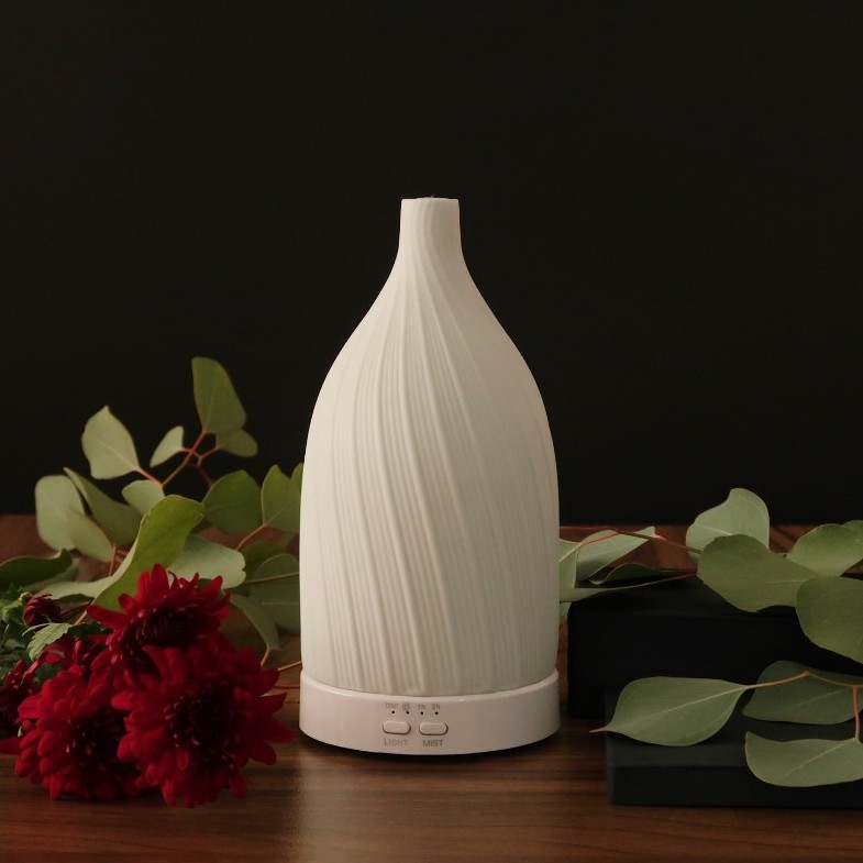 KARMA - White Flow Diffuser with 1 year warranty Ultrasonic Essential ...