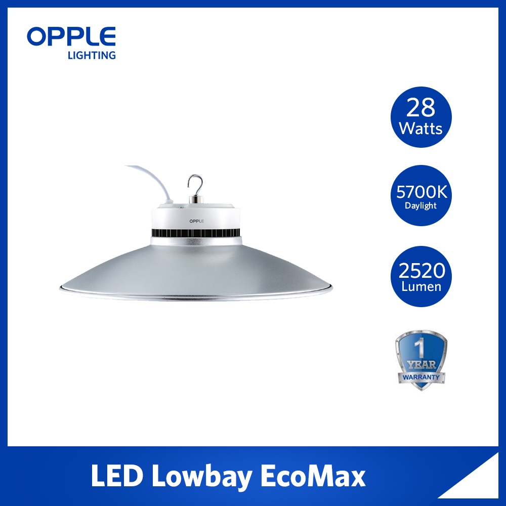 OPPLE LED Lowbay EcoMax 28watts / 40watts / 48watts Daylight | Lazada PH